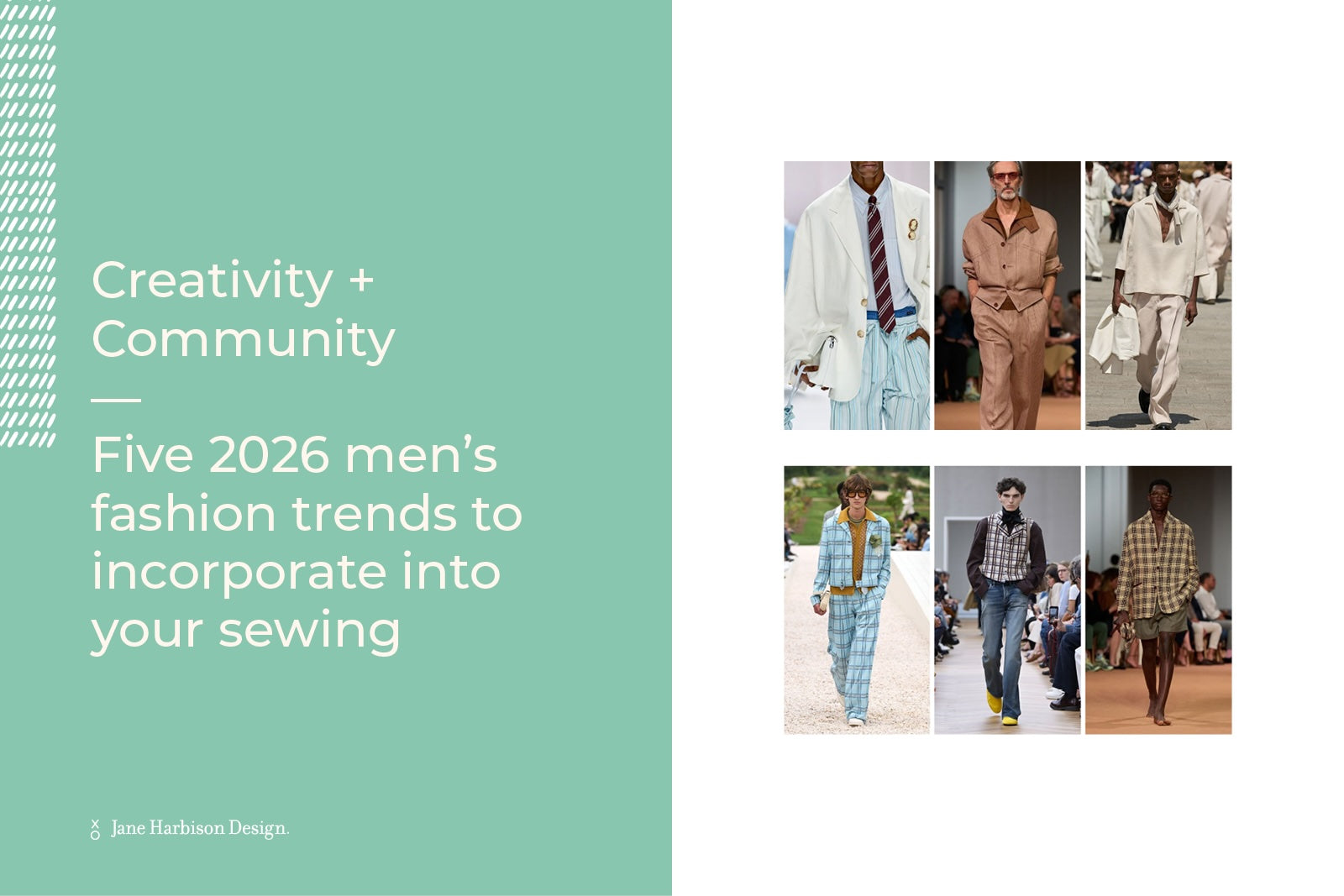 How to Sew the Biggest Men’s Fashion Trends of 2026 | Learn More – Jane ...