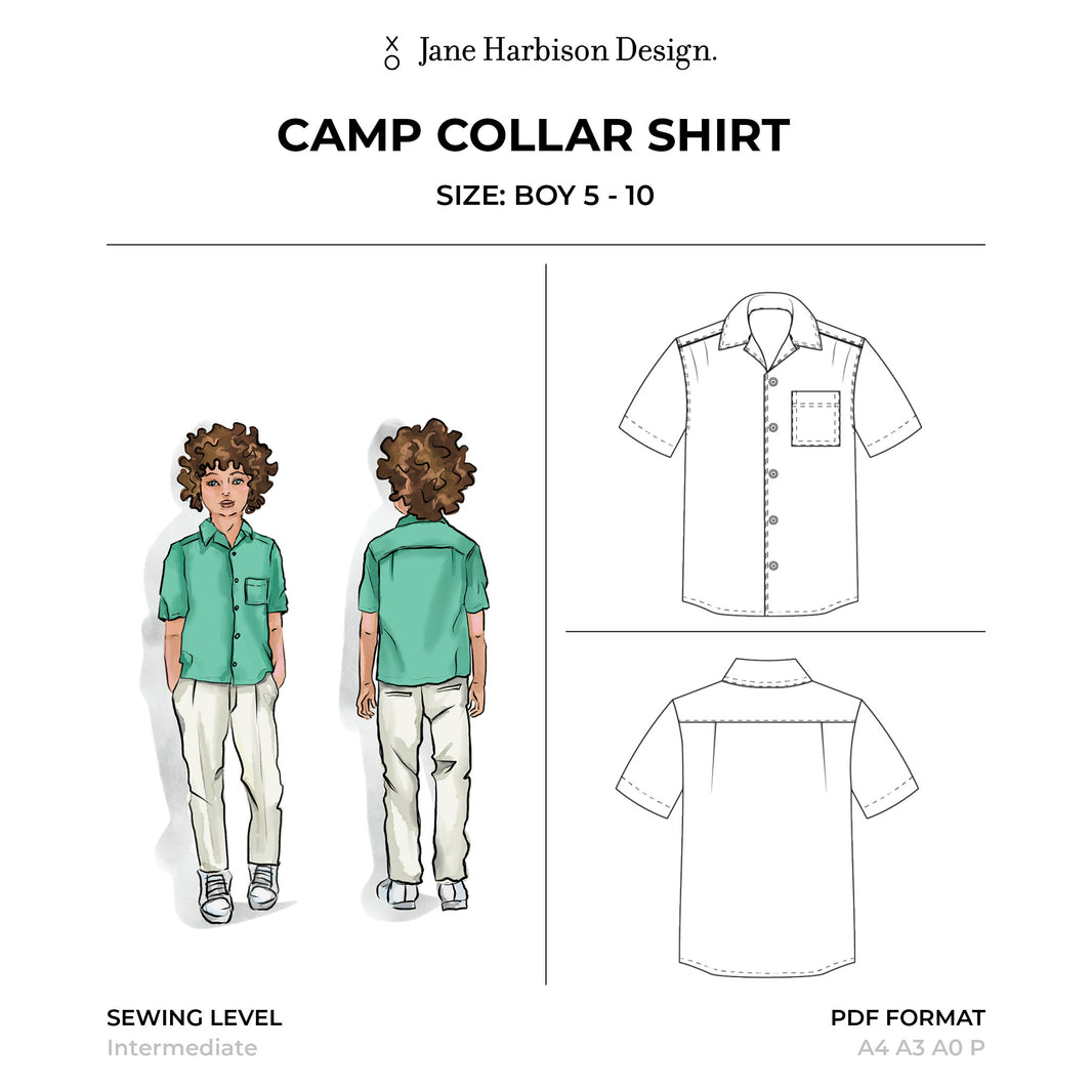 Fashionable Sewing Patterns For Boys and Men – tagged "shirts" – Jane ...