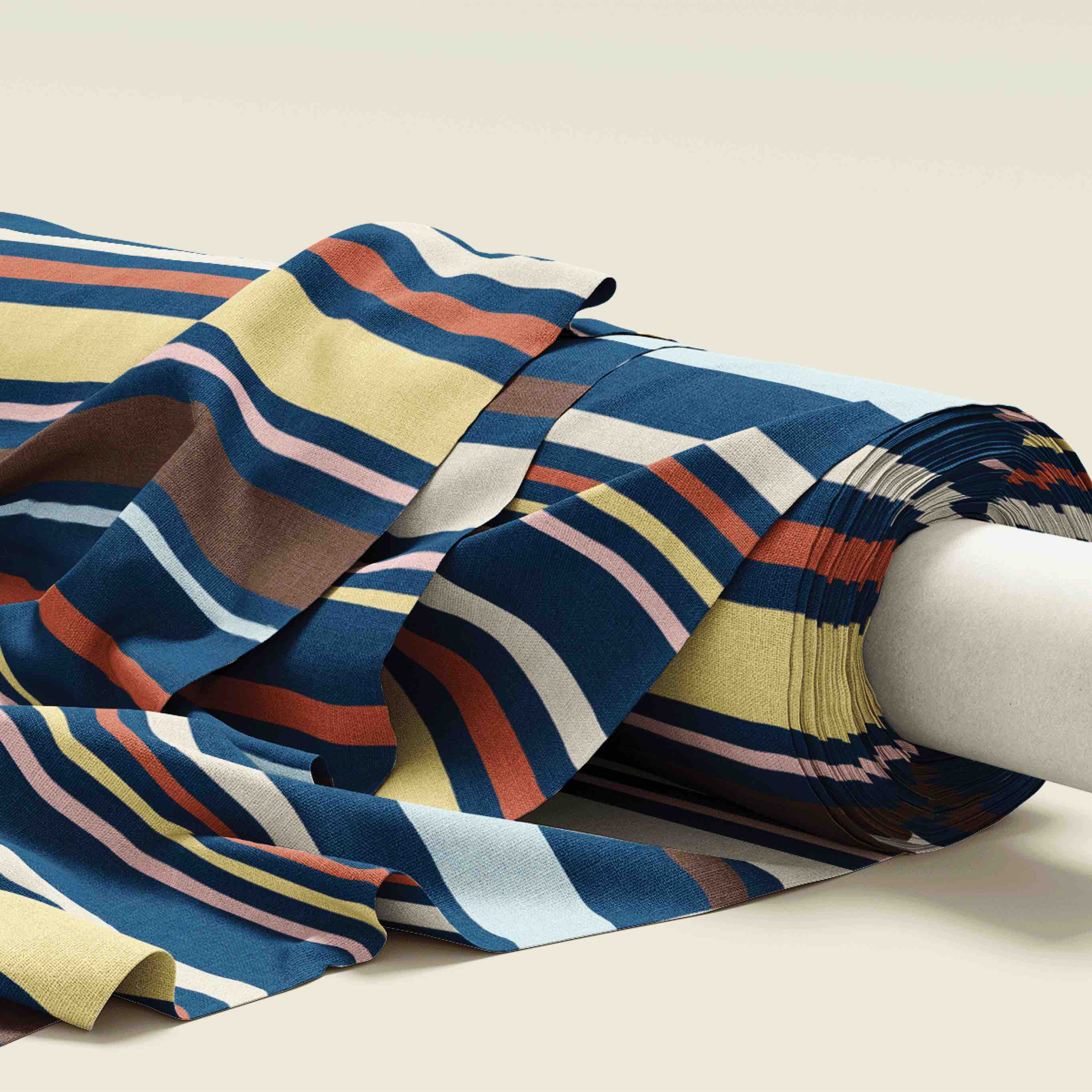 Perfect DIY Gift For Men - Linen Cotton Canvas Fabric in Retro Barcode ...