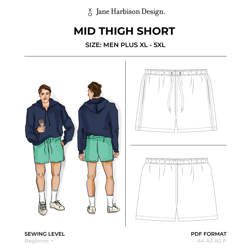 Top Fashionable Men Sewing Patterns: Size S - 7XL Downloadable – Jane ...